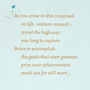 Hallmark Graduation Card (Path to True Happiness)