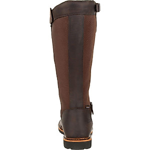 ROCKY Mens Great Falls Snake 16 Inch Waterproof Pull On Casual Boots Over the Knee - Brown - Size 9 2E