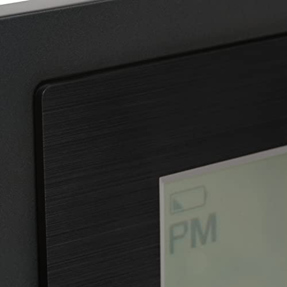 La Crosse Technology 513-75624-INT Digital Atomic Clock with Outdoor Temperature and Moon Phase,Black