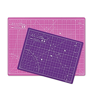 Elan Cutting Mat A3 Pink and Purple, 5-Ply Craft Mat, Self Healing Cutting Mat 18x12, Craft Cutting Board, Art Mat, Imperial Sewing Mat, Quilting Mat, Hobby Mat, for Sewing, Quilting supplies