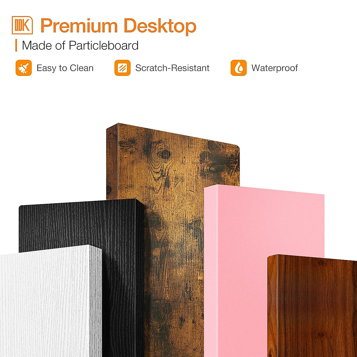 ODK Small Desk, 27.5 Inch Small Computer Desk for Small Spaces, Compact Desk with Storage, Tiny Desk Study Desk with Monitor Stand for Home Office, Espresso