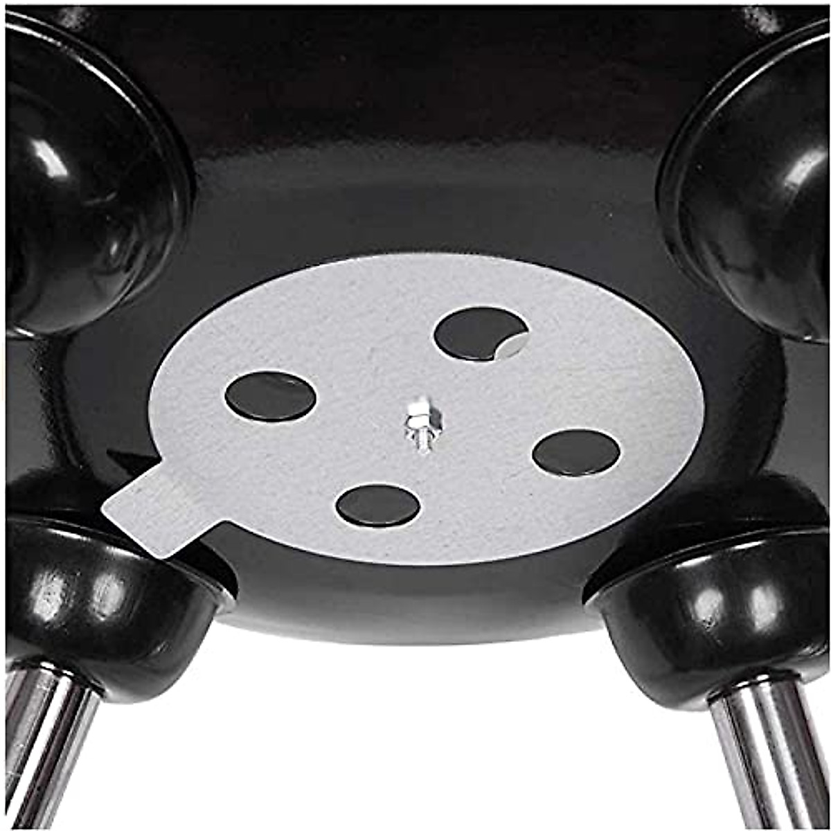 BBQ Kettle Charcoal Grill Outdoor Portable Grill Backyard Cooking Stainless Steel for Standing & Grilling Steaks, Burgers, Backyard Pitmaster & Tailgating (18" Black)