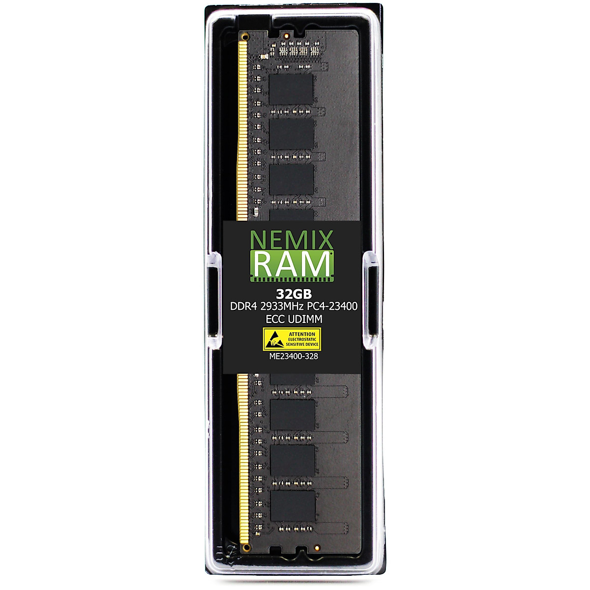 NEMIX RAM 32GB (1X32GB) DDR4 2933MHZ PC4-23400 2Rx8 1.2V 288-PIN ECC UDIMM Compatible with Samsung M391A4G43AB1-CVF Unbuffered Memory