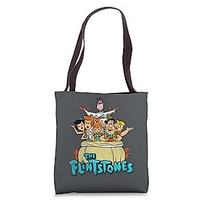 The Flintstones Ride On Tote Bag