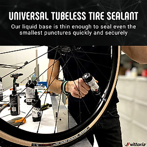 Vittoria Universal Tubeless Tire Sealant - Tubeless Bike Tire Sealant - Ammonia Free Sealant for All Bikes - 8.5 FL Oz - 250ml