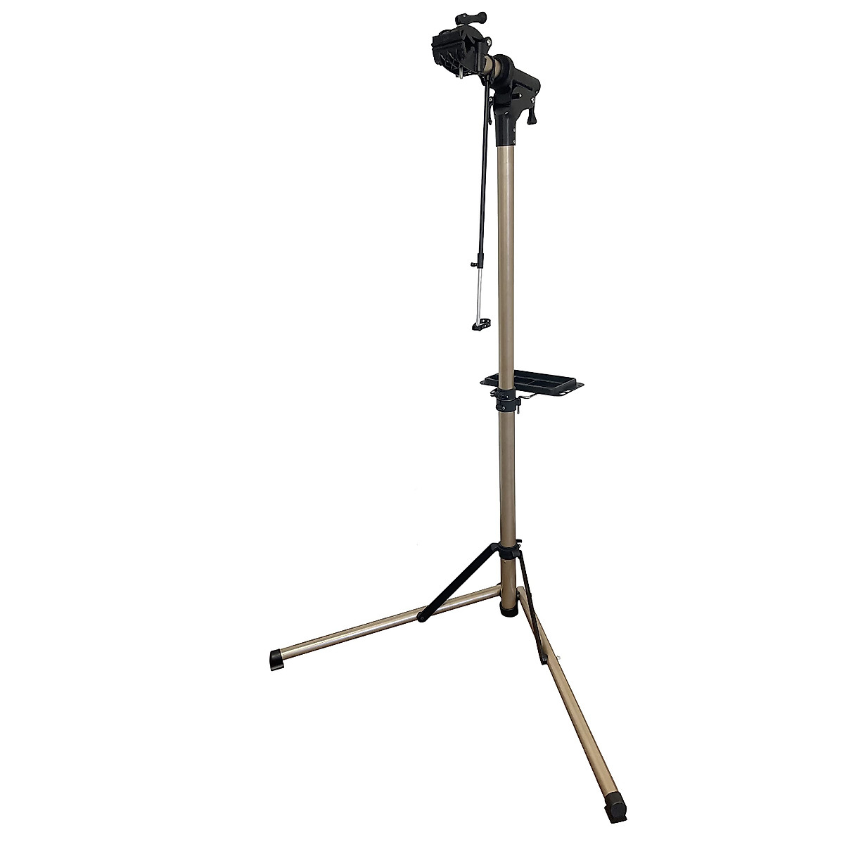 Petra Sports BikeDoc Foldable Bicycle Repair Stand. Portable, Height Adjustable Mechanics Work Stand w/Magnetic Tool Tray & 360° Quick Release Clamp. Supports Up To 66Lbs.