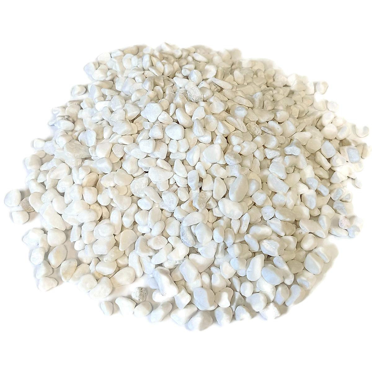 Midwest Hearth Natural Decorative White Bean Pebbles 1/5" Size (2-lb Bag)