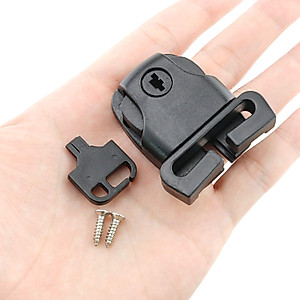 E-outstanding Spa Tub Cover Clip 4 Set Spa Hot Tub Cover Latch Lock Kit with Keys and Screws Replacement Broken Latchs Repair Accessories