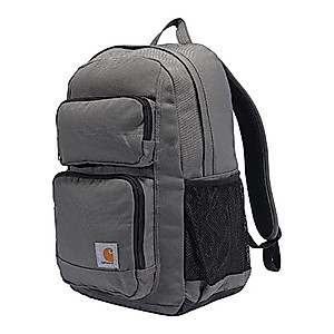 Carhartt Legacy Standard Work Backpack with Padded Laptop Sleeve and Tablet Storage, Grey