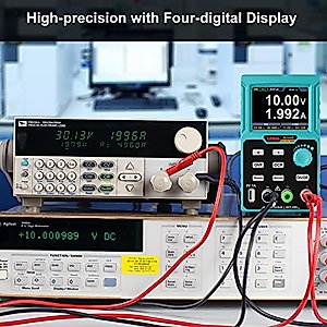 Programmable DC Power Supply (0-30 V 0-10 A) 110V Input High Precision 4-Digit Multiple Protection with PC Software and USB Charging