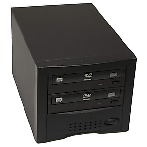 Acumen Disc Easy to USE CD DVD Disc Copier STANDALONE Duplicator System Tower with 24x DVD-Burner Writer Drive