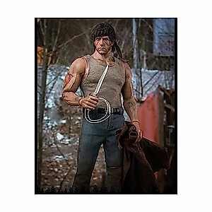 threezero Rambo: First Blood John Rambo 1:6 Scale Collectible Figure,Multicolor