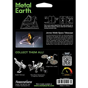 Metal Earth James Webb Space Telescope 3D Metal Model Kit Fascinations