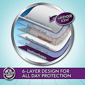 Simple Solution 6-Layer All Day Premium Dog Pads | Lavender Scent | 23 x 24 100 pads