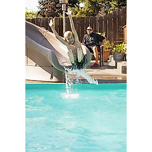 S.R. Smith 688-209-58123 TurboTwister Right Curve Pool Slide, Sandstone