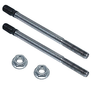 AUMEL Muffler Stud Nut Bolt Kit for Husqvarna 61 266 66 162 Chainsaw 501686501 503222302 5Mx6M.