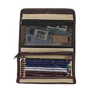 Derwent Artpack Canvas Pencil Case (2300575), Brown