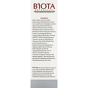 BIOTA BOTANICALS ADVANCED HERBAL CARE SHAMPOO (OILY CARE FORMULA)