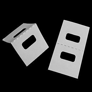 Vertical Blinds Repair Kit ZZLZX 10 PCS Gear Comb and 10 PCS Stem and 20PCS Vertical Blinds Tabs for Vanes Carrier of 3-1/2" Vertical Blinds