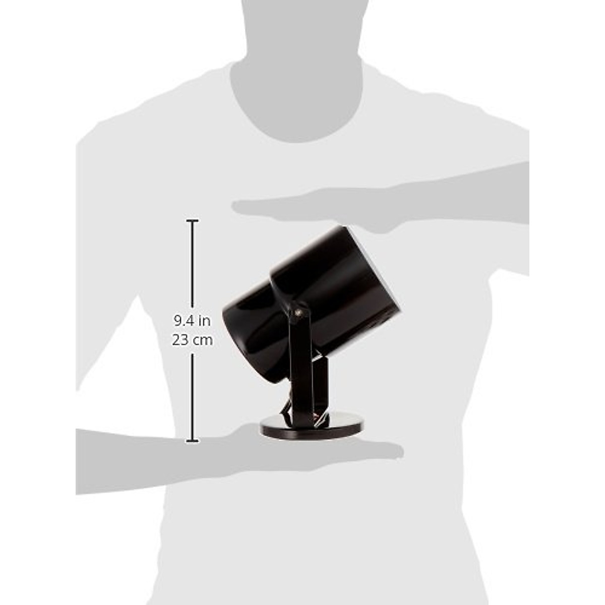 Lite Source LS-113BLK PIN-UP Flush Mount, Black