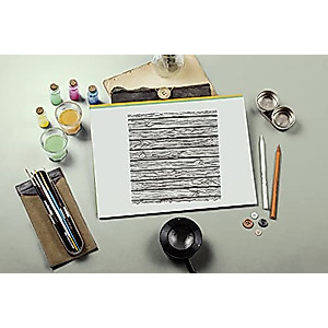 Tree Wood Grain Background Clear Stamps for Card Making Decoration DIY Scrapbooking, Wooden Strips Transparent Rubber Seal Stamps for Photo Card Album Crafting Supplies.