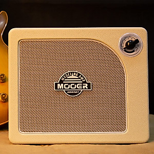 MOOER Guitar Amplifier Combo 15W, Practice Electric Guitar Amp with 9 Digital Amp Models, 6.5" Speaker, Bluetooth, Headphone Output, for Electric Guitar, Acoustic Guitar and Bass