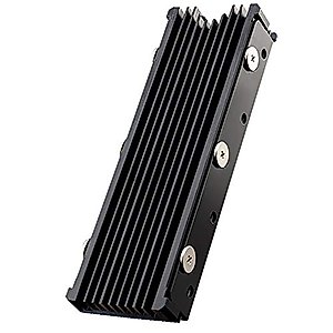 QIVYNSRY M.2 Heatsink NVMe 2280 PS5 SSD Heat Sink Computer PC PCIE M2 SSD Cooler for Samsung 980 970 EVO Plus SN850 SN750 SN570 Firecuda 530, Black