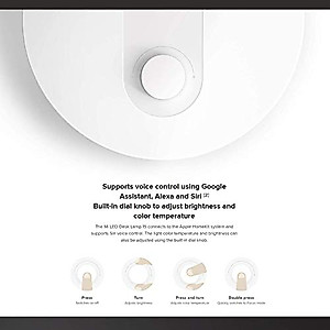 Original Xiaomi LED Desk Lamp Smart Remote Control Dimmable Table Lamps Desklight Support Mobile Phone App Control 4 Lighting Mode,Flicker-free Light