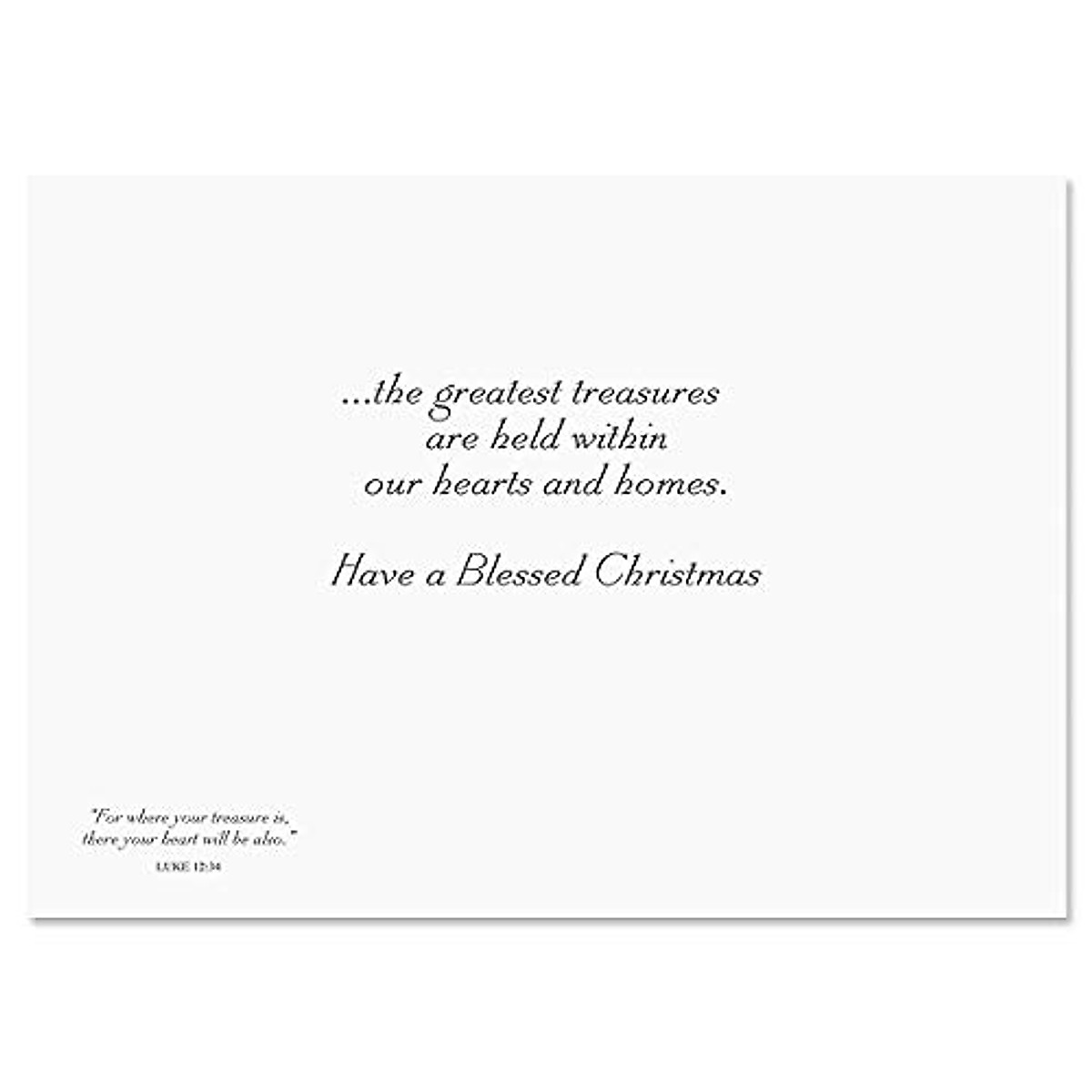 Current Winter Home Personalized Christmas Greeting Cards Set - Set of 18 Large 5 x 7-Inch Folded Cards, Themed Religious Holiday Card Value Pack, Add Names or Text, Envelopes Included