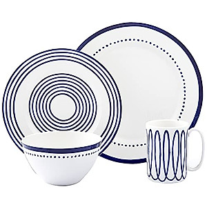 Kate Spade New York Charlotte Street West 4 Piece Place Setting Blue