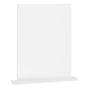 JINMURY 8x10 Inch Frosted Acrylic Sign with Stand | 5 Pack Blank Acrylic Table Signs and Base for DIY Wedding Table Numbers, Wedding Signage, Events& Parties