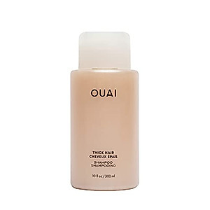 OUAI Thick Shampoo. Fight Frizz and Nourish Dry, Thick Hair with Strengthening Keratin, Marshmallow Root, Shea Butter and Avocado Oil. Free from Parabens, Sulfates and Phthalates. 10 oz