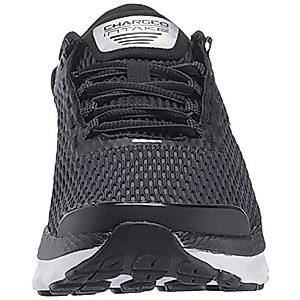 Under Armour Women's Charged Intake 3 Athletic Shoe, black//white, 11 M US