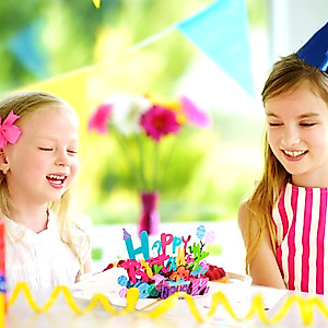Eersida Happy Birthday Pop up Card for Women 8 x 6 Inch Pop up Birthday Card for Women men Adults Friends(Fresh Style)