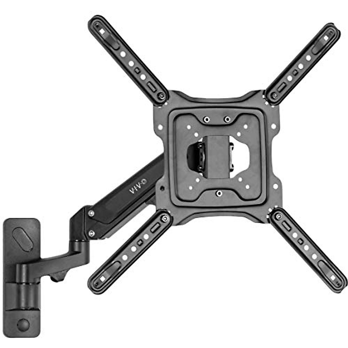 VIVO Premium Aluminum Single TV Wall Mount for 23 to 55 inch Screens, Adjustable Arm, Fits up to VESA 400x400, MOUNT-G400B