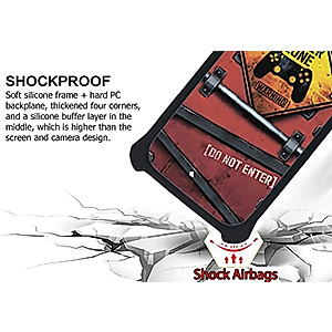 Aroepurt Case for TCL Jet / 30 Le 30le Case Compatible with TCL 30 Z 30z T602dl Phone Case Cover [with Tempered Glass Screen Protector][Hard PC + Soft Silicone][Luminous Effect] YGH-JGP