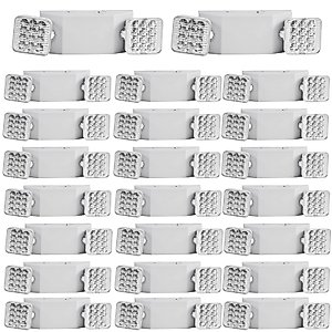 24 Pack Emergency Light Fixture, Commercial Emergency Lights with Battery Backup, Square 2 Head Adjustable LED Emergency Light for Home Power Failure Business, Emergency Exit Light AC 110V-277V
