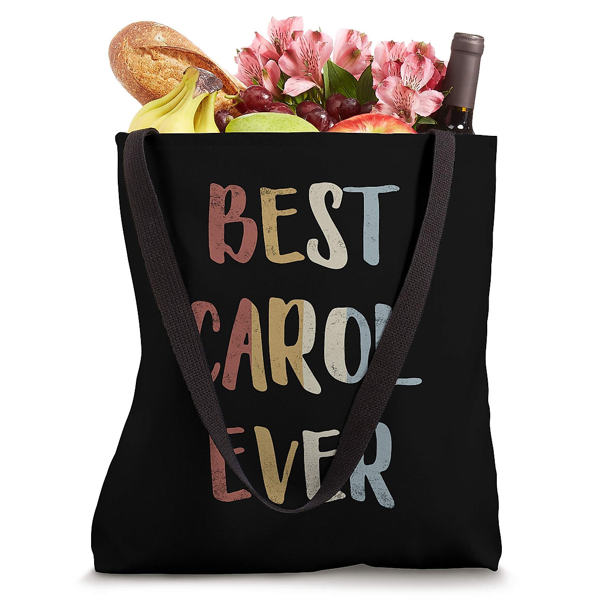 Best Carol Ever Retro Vintage First Name Gift Tote Bag