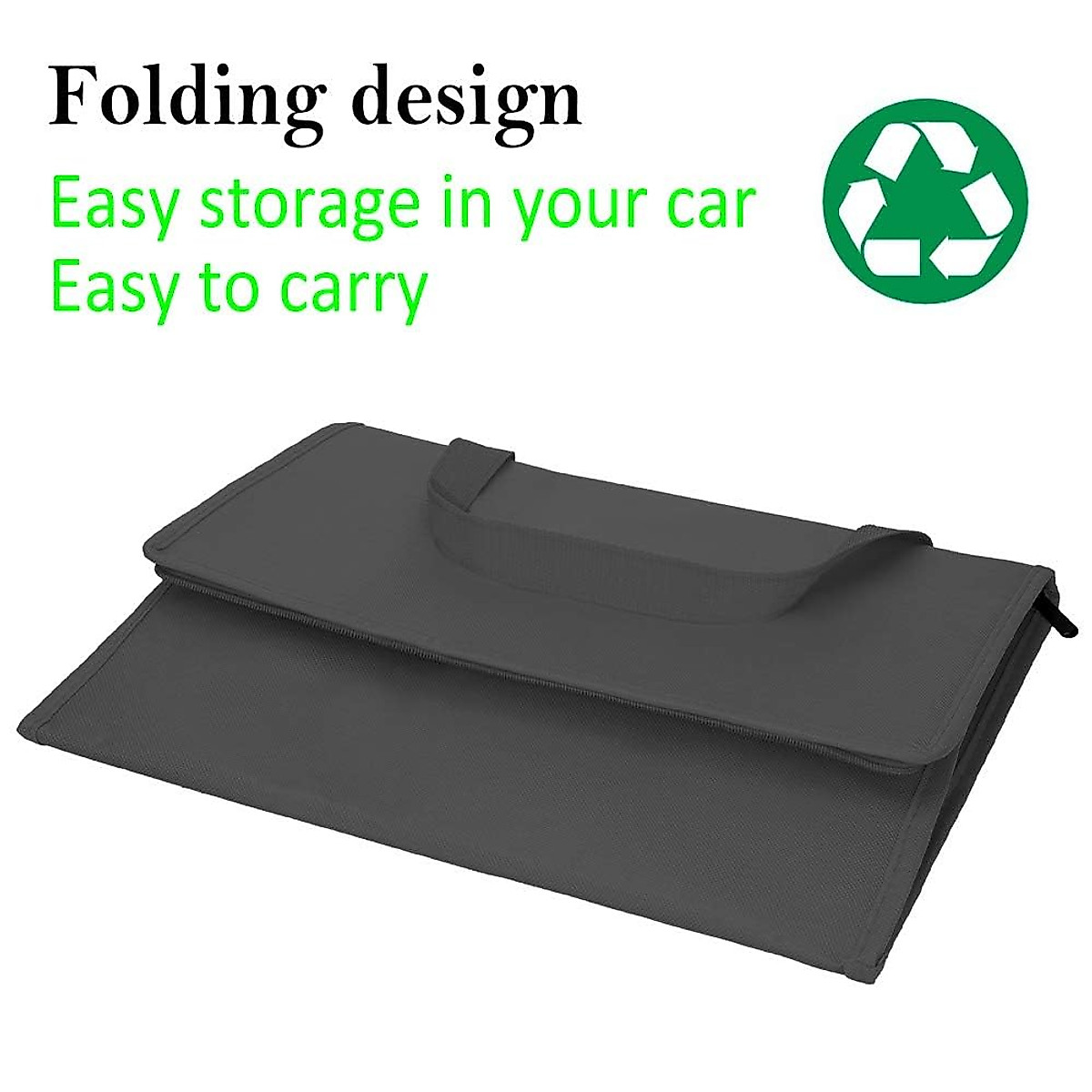 Food Delivery Bag, Insulated Reusable Grocery Bags | Ideal, Postmates, Restaurant, Catering, Grocery Transport | Dual Zipper (XXXL 2 Pack) 24 * 15 * 14inches Black