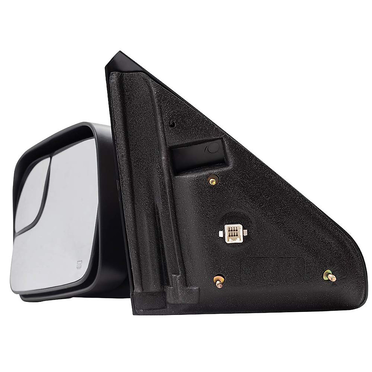 Brock Replacement Drivers Power Trailer Tow Side View Mirror Heated 7x10 Flip-Up Compatible with 2002-2008 Ram 1500 Pickup Truck 55077445AO