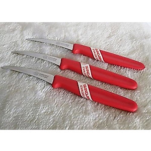 3PC CARVING KNIFE PLASTIC KNIVES FRUIT VEGETABLE FOOD KITCHENWARE ART TOOL