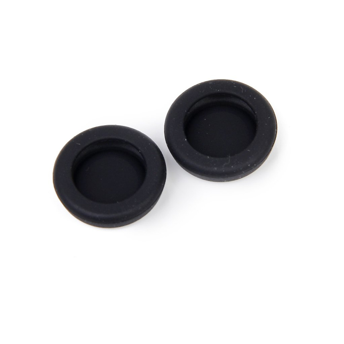 Dovewill Joystick Dust Dirt Protection Replacement Accessory Silicone Cap Button Covers For Sony PlayStation 4 PS4 PS3 PS2 Controller Pack of 2 Black+White