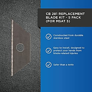 Miller CB 281 MSAT 5 Blade Replacement Kit, Mid-Span Tool Replacement Blades for Working Technicians (5 pack)