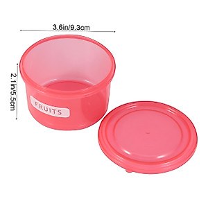 BIUDECO 1Set Diet Portion Control Containers Airtight Food Storage Boxes for Meal Prep Fresh Keeping and Freezer Safe Multifunctional Storage Cases Below