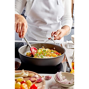 Demeyere AluPro 11-inch Aluminum Nonstick Deep Fry Pan