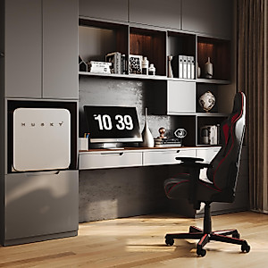 Husky Premium Retro Mini Refrigerator with 1.5 Cu.ft./43L Capacity, Countertop Mini Fridge with Reversible Door, Freestanding Mini RetroFridge for Bedroom, Bar, and Office