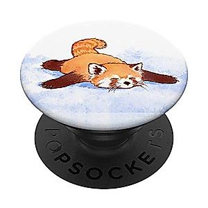 Cute Red Panda Pop Socket Cartoon PopSockets Swappable PopGrip