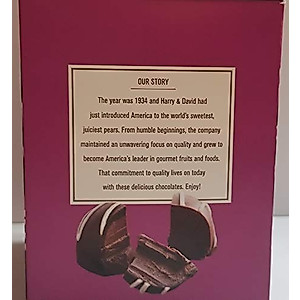 Harry & David Dark Chocolate Raspberry Truffles 8 oz