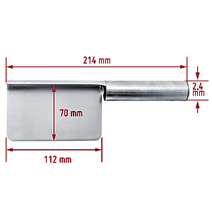 NERTHUS FIH 789-Crumb, Stainless Steel Crumb Catcher, 21 cm, 21cm, Steel