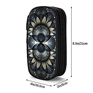 TumzfhQ Mandala Flower Pencil Case for Women Pencil Pouch for School Home College Office